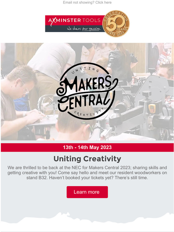 Axminster Tools: Makers Central 2023 | Uniting Creativity | Milled