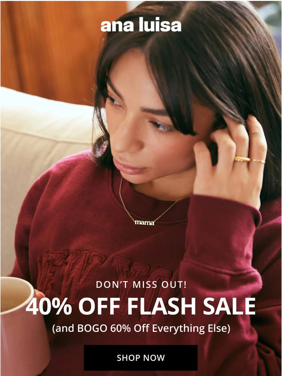 Ana Luisa: Get in on the BOGO 60% off fun 💛 | Milled