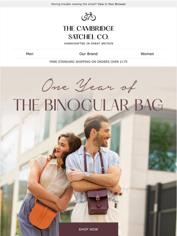 Cambridge Satchel: Happy 1st Birthday to the Binocular Bag! | Milled