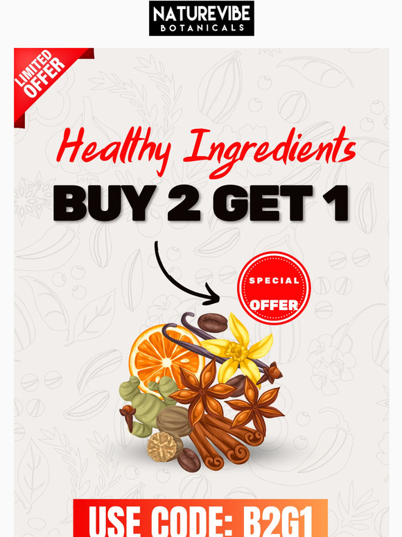 Naturevibe Botanicals: Save on All your Faves! Buy 2 Get 1 on the ...