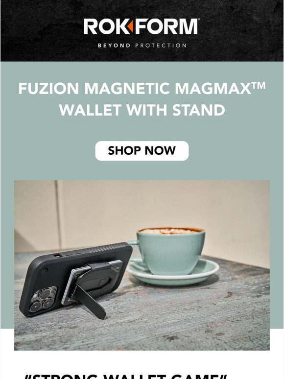 Rokform: FUZION Wallet Review: "The stand. It's epic." | Milled