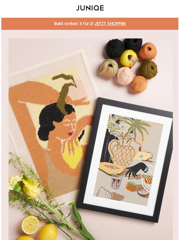 JUNIQE: Kunst trifft DIY: Die We Are Knitters x JUNIQE Kollektion ist ...