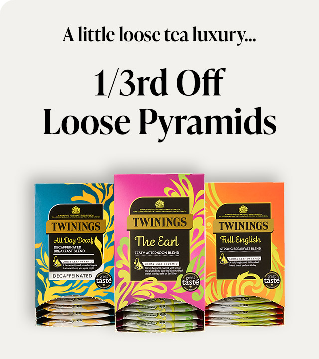 Twinings: 1/3rd Off Loose Leaf Pyramids | Milled