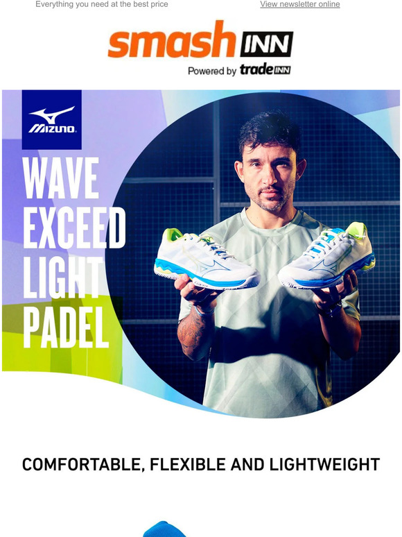 Smashinn: Mizuno Wave Exceed Light Padel, designed for fast play | Milled