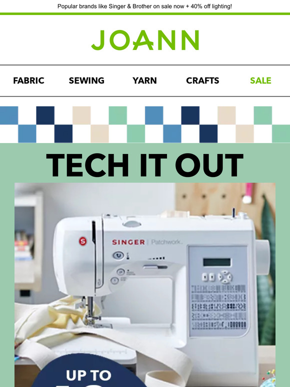 JoAnn: Can't miss this: 40% off sewing machines | Milled