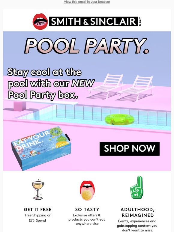 Smith & Sinclair: Meet Our NEW Pool Party Box 🌞 | Milled