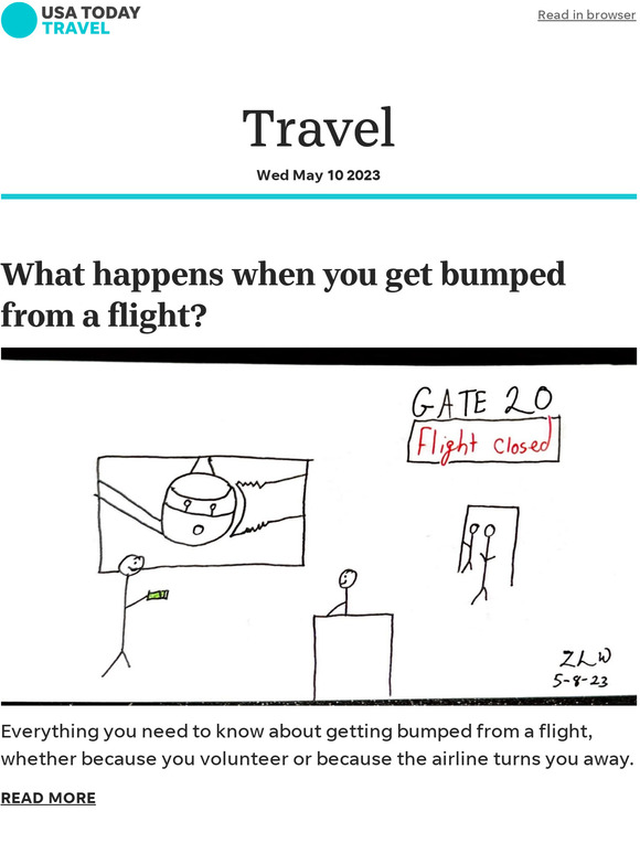 USA TODAY: What happens when you get bumped from a flight? ️ | Milled