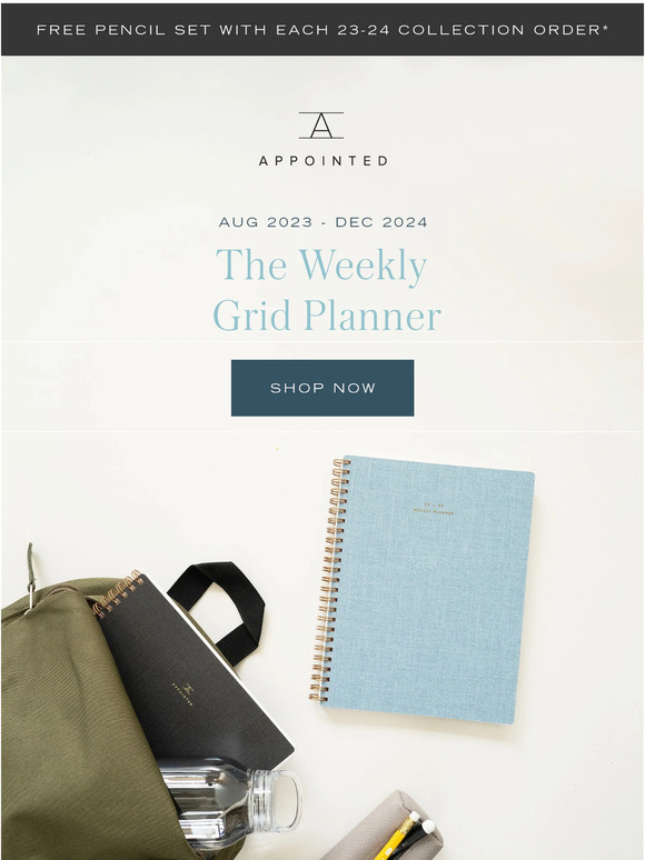 Appointed: Meet the Weekly Grid Planner | Milled
