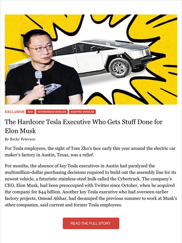 The Information: Exclusive: The Hardcore Tesla Executive Who Gets Stuff ...