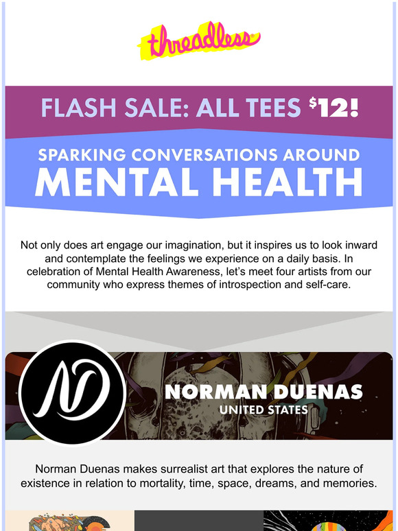 Threadless: 4 Artists Who Make You Feel Feelings | Milled