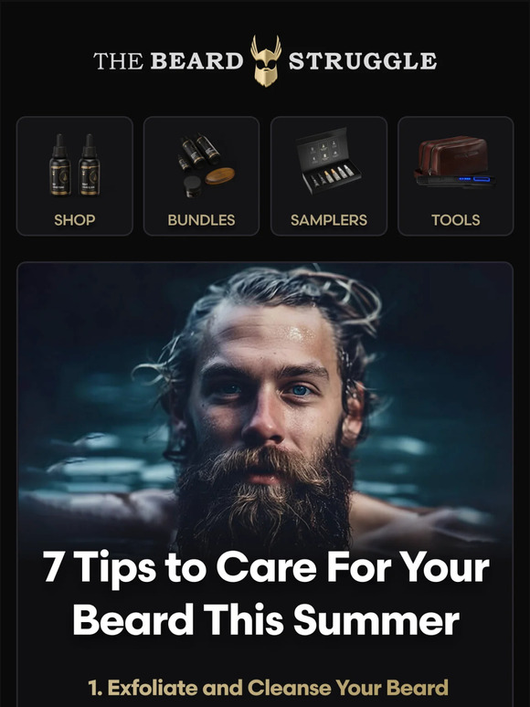The Beard Struggle: 7 Tips For Your Summer Beard!! 😎 🌞 | Milled