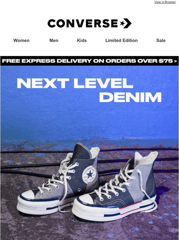 Converse: Durable Denim for Unstoppable Style | Milled