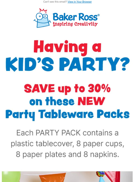 Baker Ross: Shop Our Brand New Party Ranges Now! 🎈 | Milled