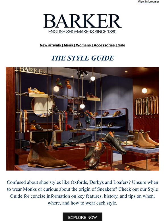 Barker Shoes: Discover the Perfect Pair: Explore our Style Guide for Shoes to Suit Every ...