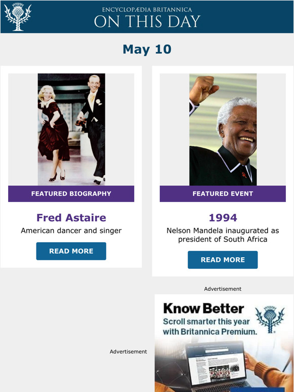 Brittanica: Nelson Mandela inaugurated as president of South Africa ...