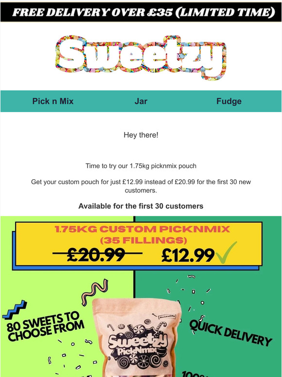 Sweetzy: Grab a ultimate picknmix for just.... | Milled