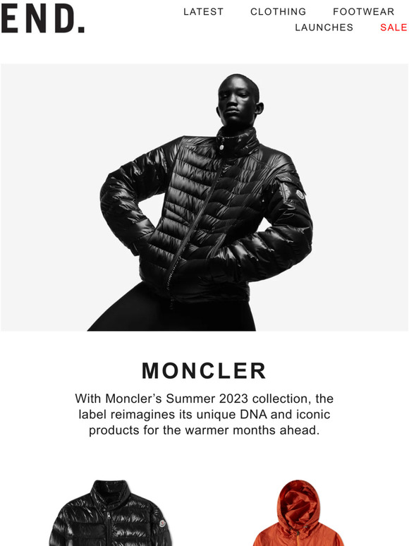 END.: Moncler: Iconic slope styles for the modern day - shop now | Milled