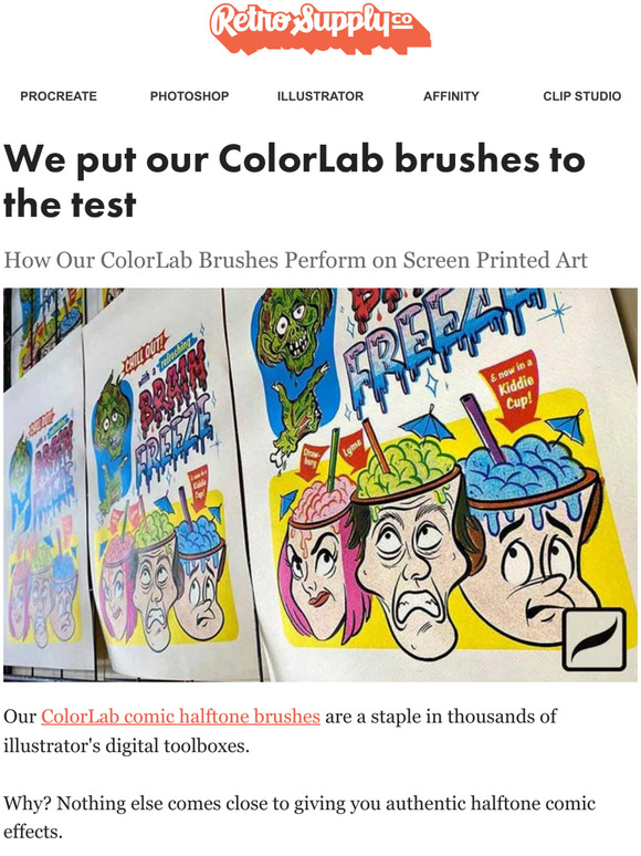 RetroSupply: We put our ColorLab brushes to the test | Milled