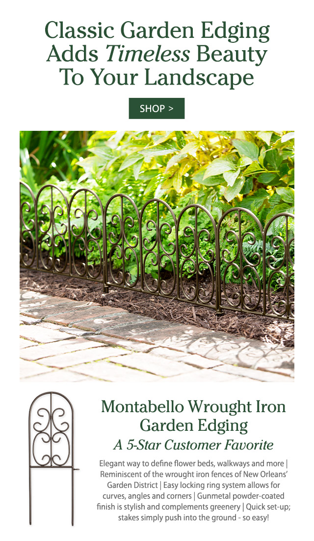 Plow & Hearth: Classic garden edging adds timeless beauty to your ...