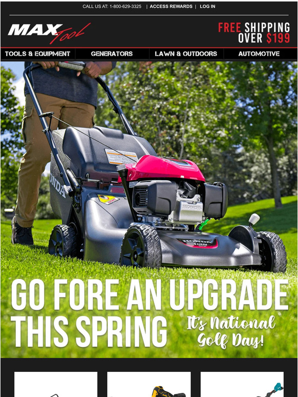 MaxTool: Go FORE An Upgrade This Spring! | Milled