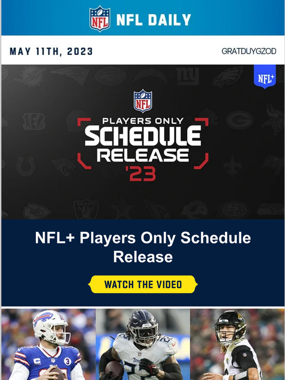 NFL Gamepass: 🚨 The 2023 NFL Schedule is Released TONIGHT 🚨 | Milled