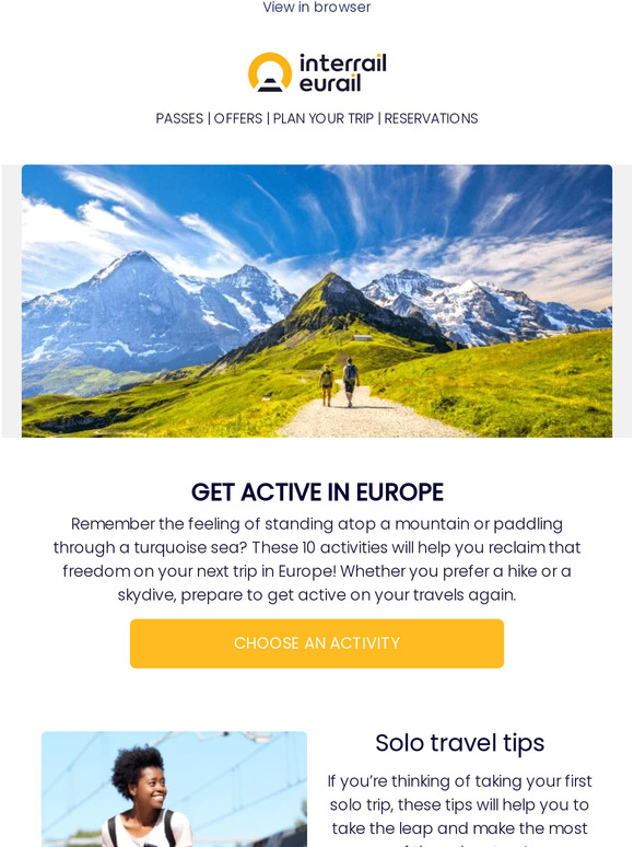 Interrail: 10 active things to do in Europe 🚵 | Milled