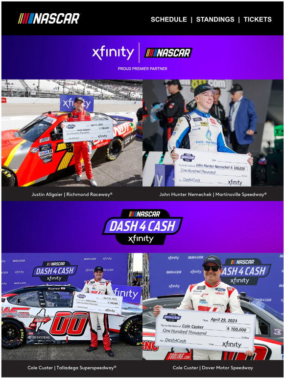 NASCAR: Xfinity’s 2023 Dash 4 Cash Crosses the Finish Line | Milled