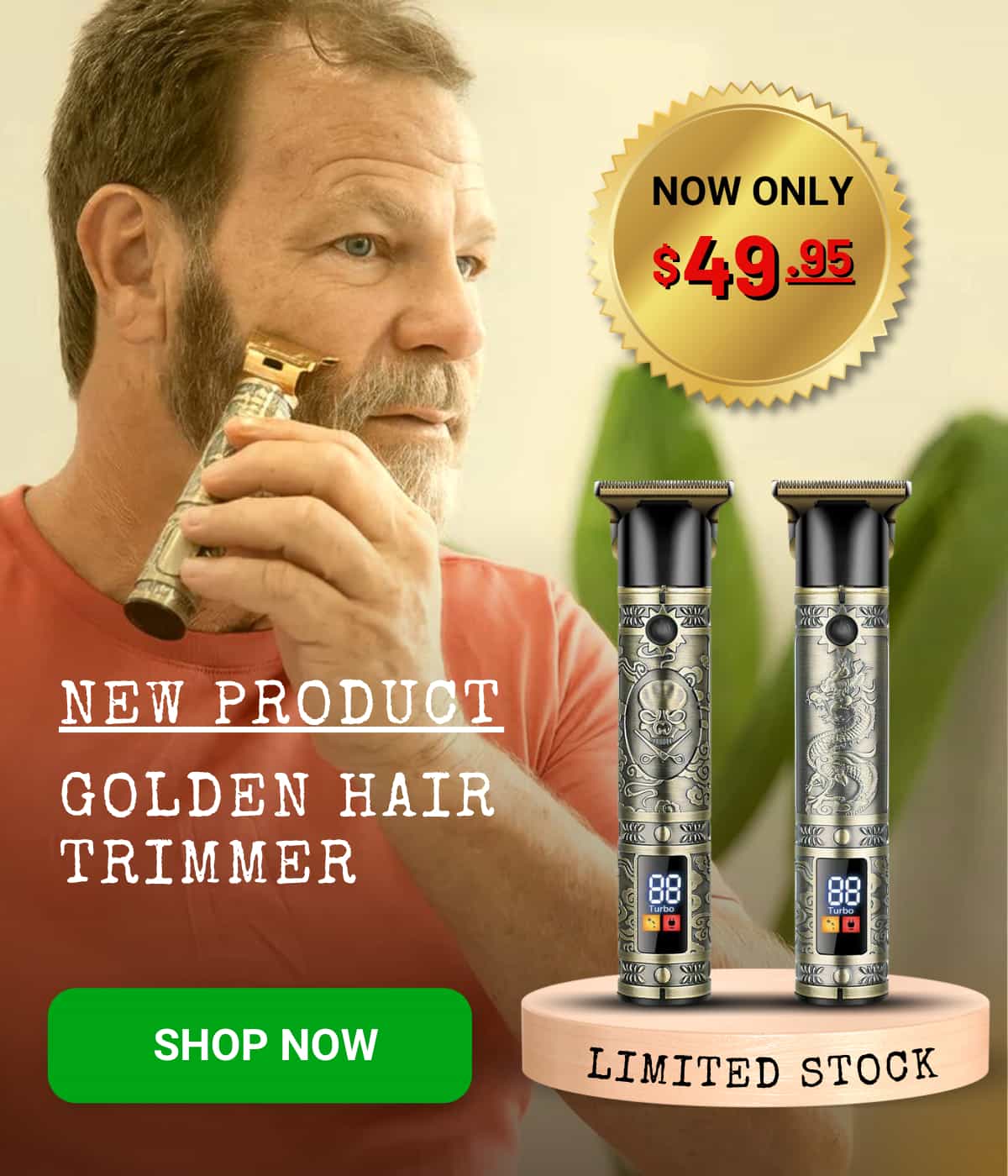 Kleva Range: Introducing: Our New Golden Hair Trimmer, — | Milled