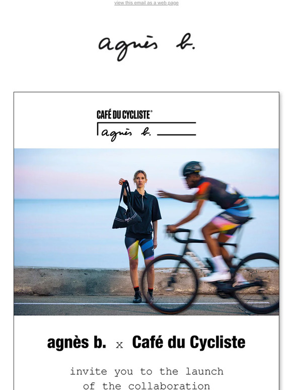 Agnès b.: agnès b. and café du cycliste await you | Milled