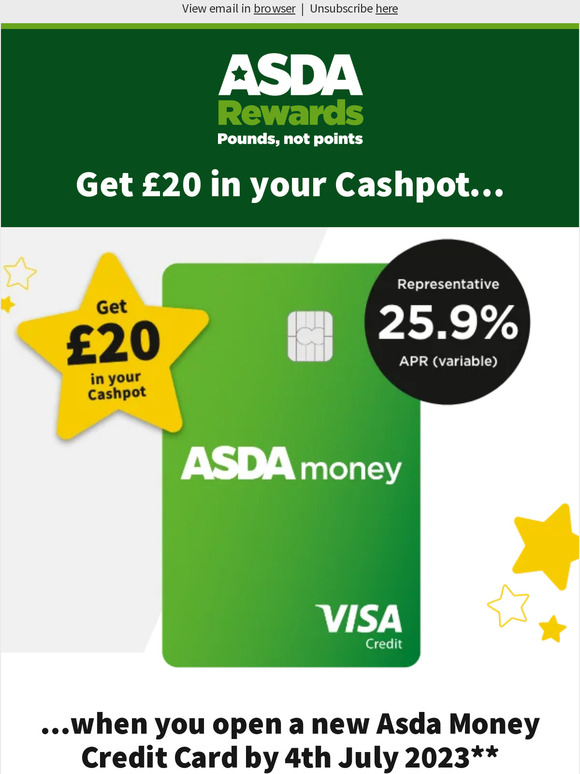 Asda George: Meet the Asda Money Credit Card | Milled