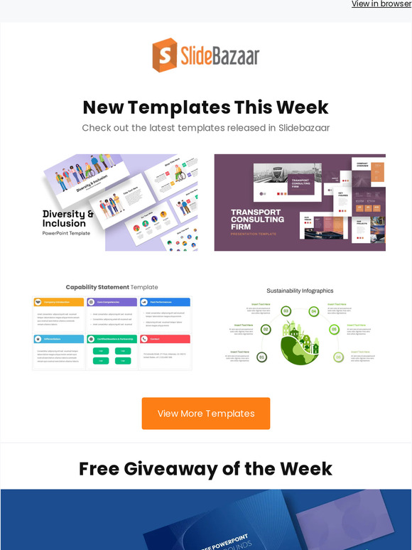 Slidebazaar.com: New PowerPoint Templates This Week + Weekly 🎁Giveaway ...