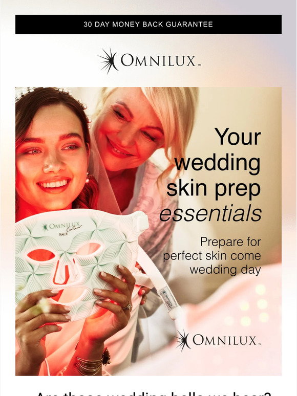 Omnilux: Say “I do” to flawless skin on your wedding day | Milled