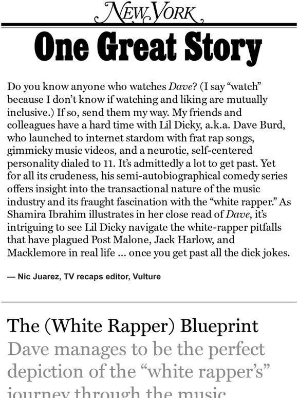 The Cut: ‘The (White Rapper) Blueprint,’ by Shamira Ibrahim | Milled