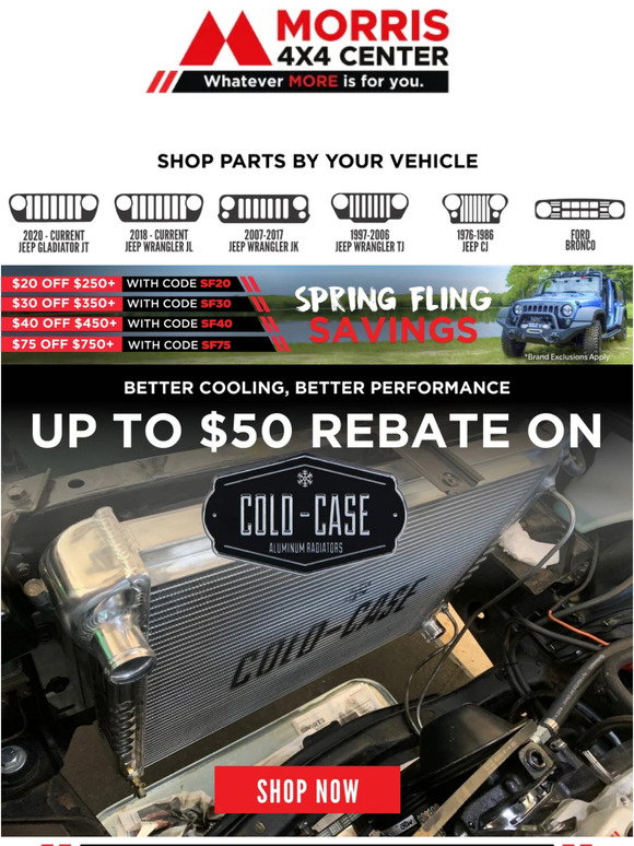 Morris 4x4 Center: Keep Your Jeep Running Smoothly with Cold Case | Milled