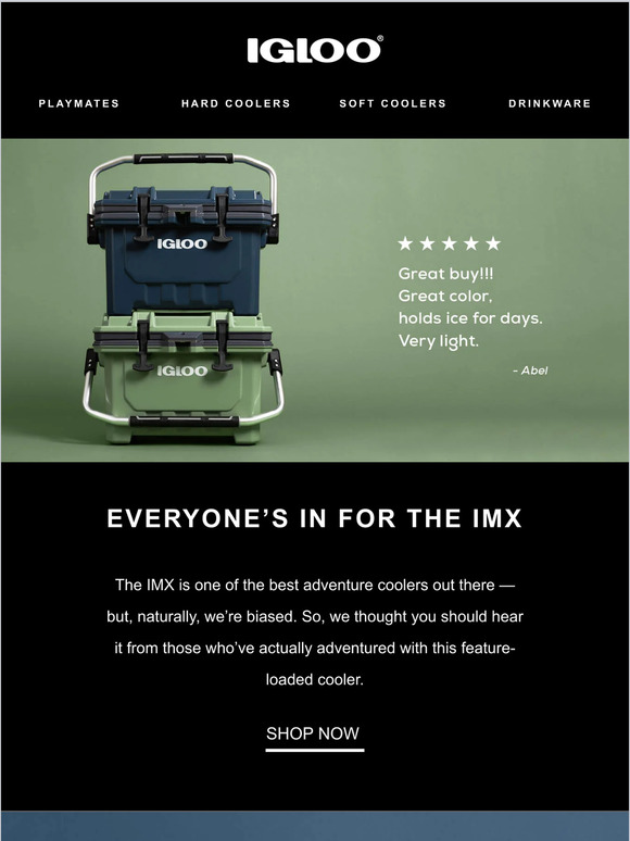 Igloo-Store.com: 👏An outpouring of 5 stars for our outperforming cooler ...
