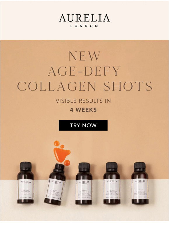 Aurelia Skincare: Discover clinically proven Collagen Shots | Milled