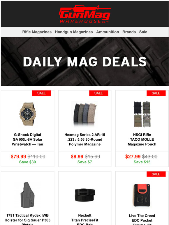 GunMag Warehouse: Customize Your Loadout | HexMag AR-15 30rnd Magazine ...