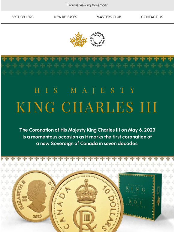 Royal Canadian Mint: His Majesty The King’s Coronation: Mark the moment ...