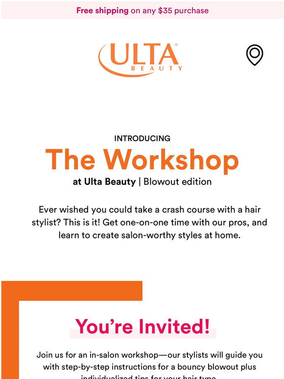 Ulta Beauty: Our *new* salon workshop and you’re invited! 💌 | Milled