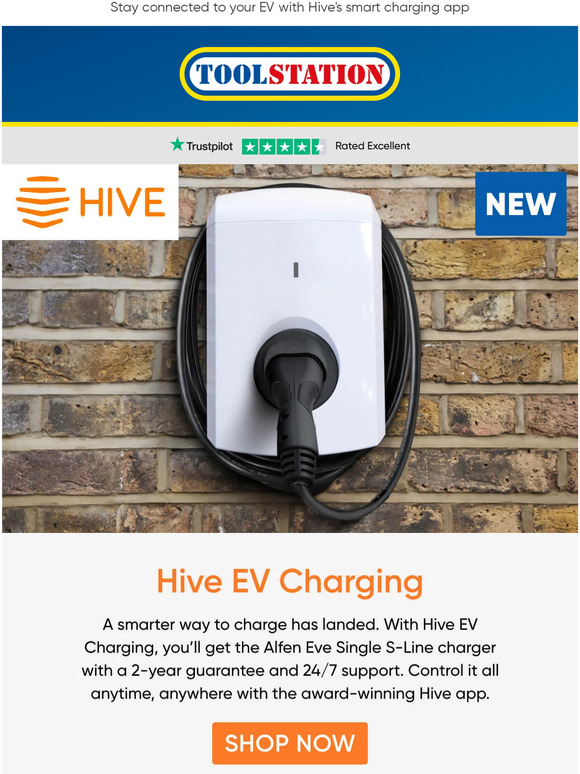 Toolstation: Charge smarter with Hive's EV charging technology | Milled