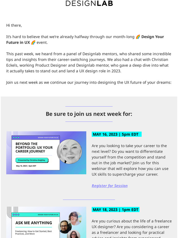 Designlab: ⚡ Supercharge your UX career journey | Milled