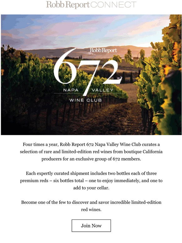 Robb Report: Rare and Limited-Edition Red Wines Curated by Robb Report ...