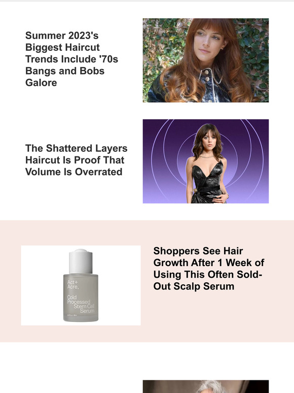 InStyle: Summer's hottest haircuts include '70s bangs and low ...