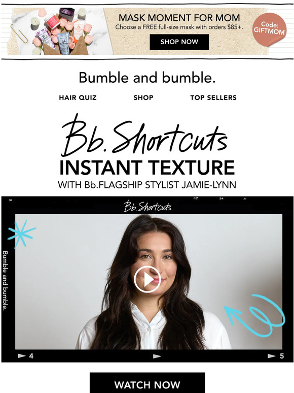 Bumble and Bumble: Bb.Shortcuts how-to technique for instant texture ...