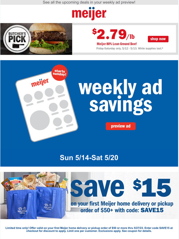 Meijer: Preview Your Weekly Ad + Butcher’s Pick | Milled