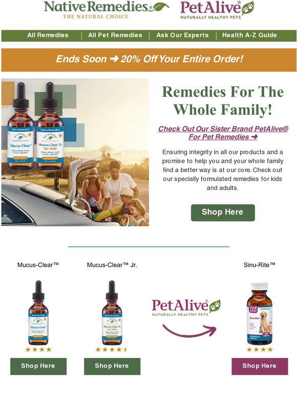 Native Remedies: Adult's & Kid's Allergy Relief | Milled