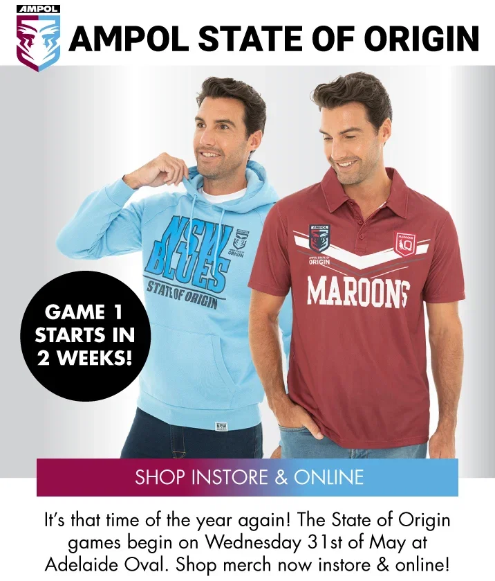 Lowes: State of Origin Kicks Off SOON! 🔵🔴 Get Your Gear Now! | Milled