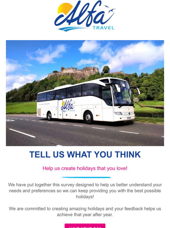 Alfa Travel: Tell us what you think... | Milled