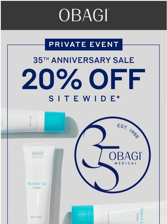 Obagi: 20% Off Skin Care You Love | Milled