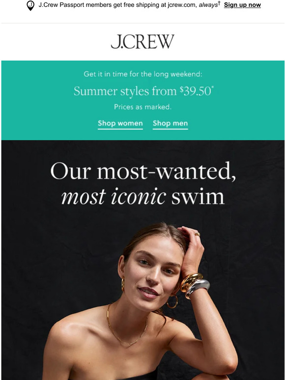 J.Crew: Our most iconic, most flattering swim | Milled